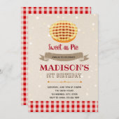 Cutie pie party invitation | Zazzle