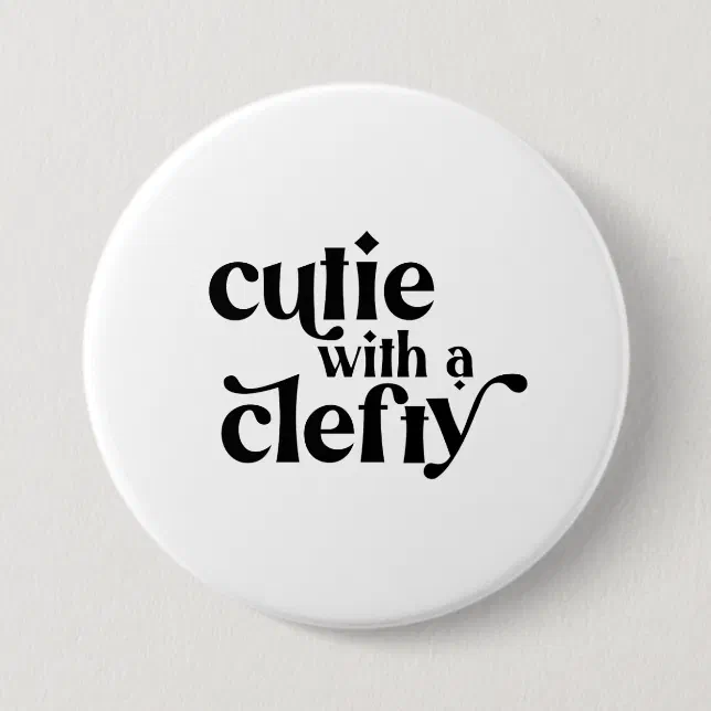 Cutie with a Clefty Button – Cleft Awareness Baby | Zazzle