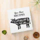 Cuts of beef butchery cow diagram recipe binder | Zazzle