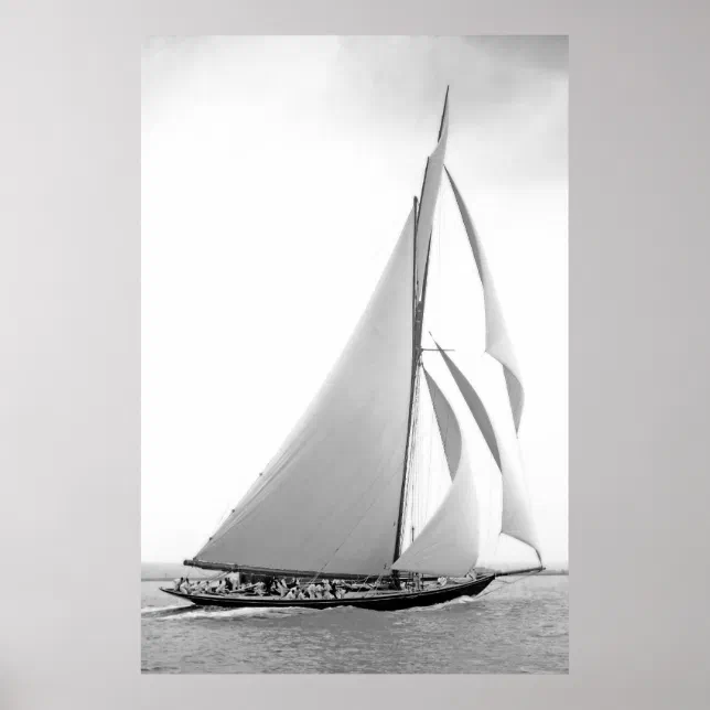 Cutter Yacht Britannia Poster | Zazzle
