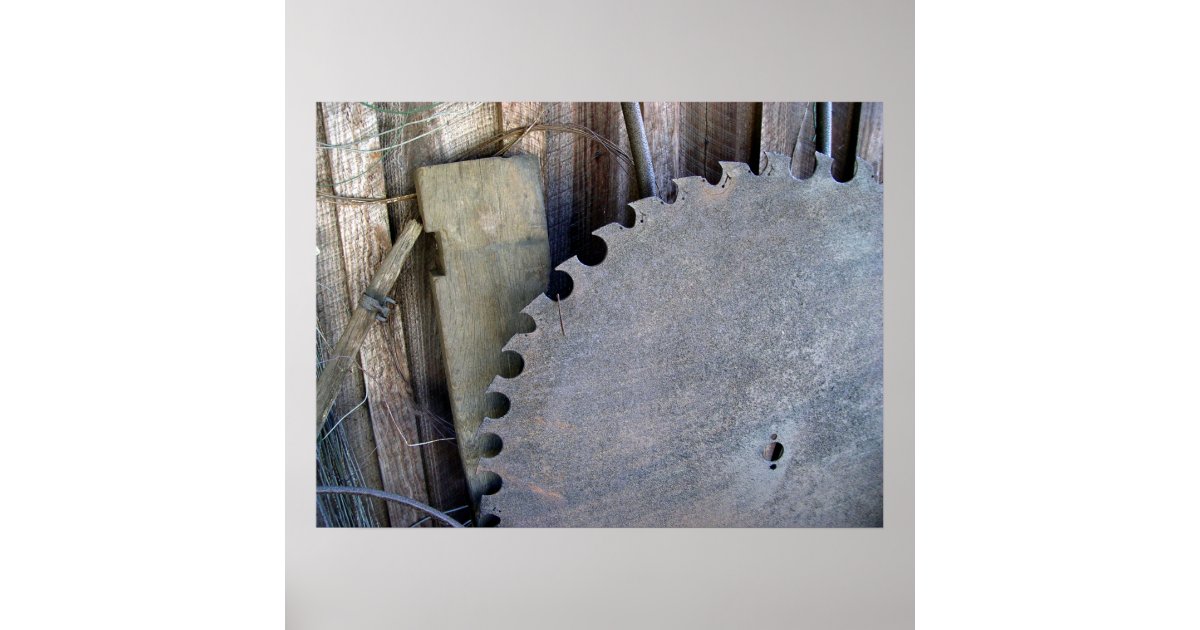 Cutting Edge Sawblade Poster | Zazzle