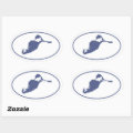 Cuttyhunk Island Oval Sticker | Zazzle