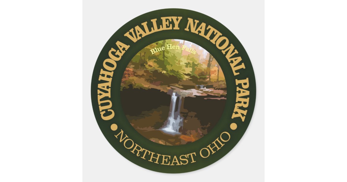 Cuyahoga Valley National Park Classic Round Sticker | Zazzle
