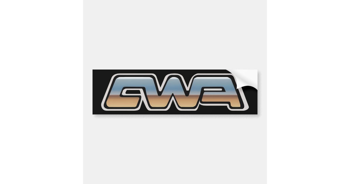 CWA Logo Bumper Sticker | Zazzle