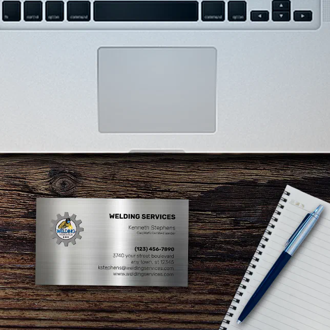 CWI | AWS Certified Welder Business Card | Zazzle