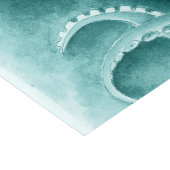 Cyan Green tentacles monochrome Tissue Paper | Zazzle