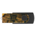 Cyber Blue PCB Circuit Board Trace Pattern Art Flash Drive | Zazzle