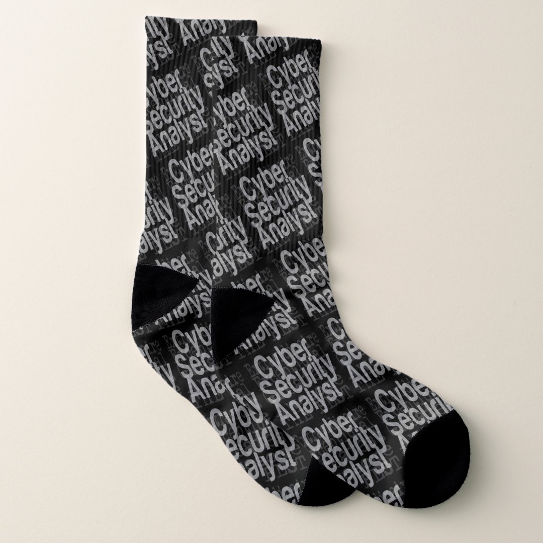 Cyber Security Analyst Extraordinaire Socks | Zazzle