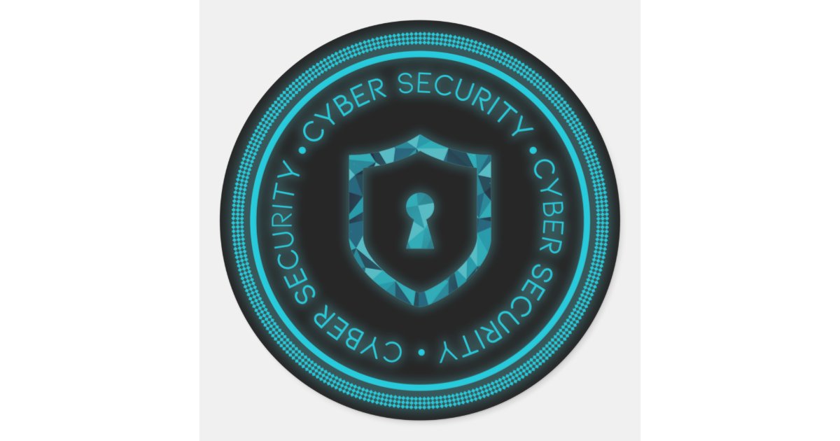 CYBER SECURITY BADGE SEAL | Zazzle