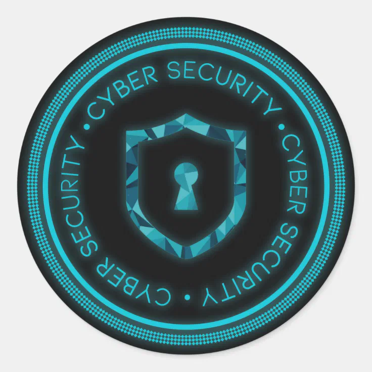 CYBER SECURITY BADGE SEAL | Zazzle