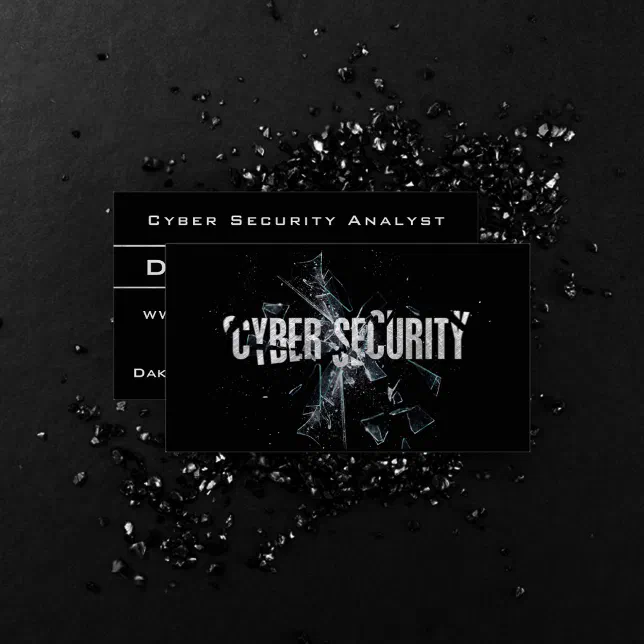Cyber Security Data Modern Professional Minimalist Business Card | Zazzle