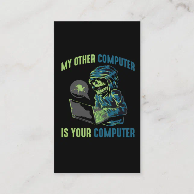 Cyber Security Hacker Computer Admin Programmer Business Card | Zazzle