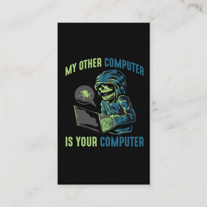 Cyber Security Hacker Computer Admin Programmer Business Card | Zazzle.com