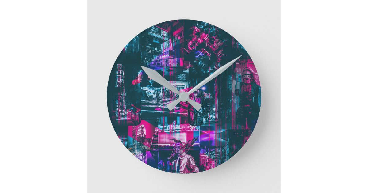 Cyberpunk clock | Zazzle