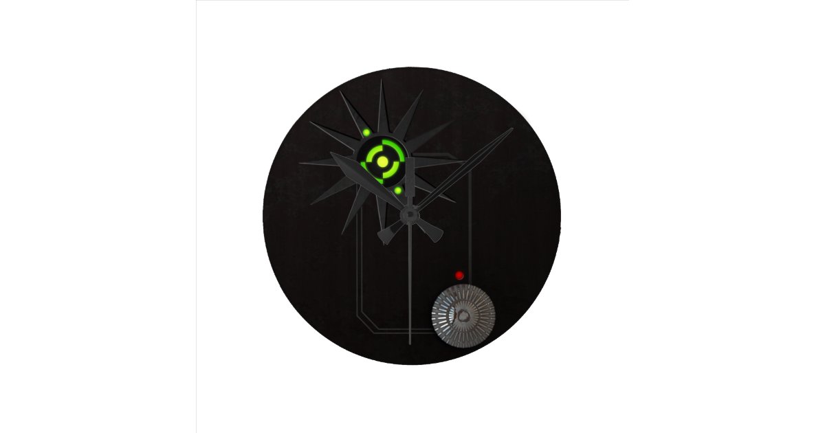 Cyberpunk LED Wall Clock | Zazzle.com