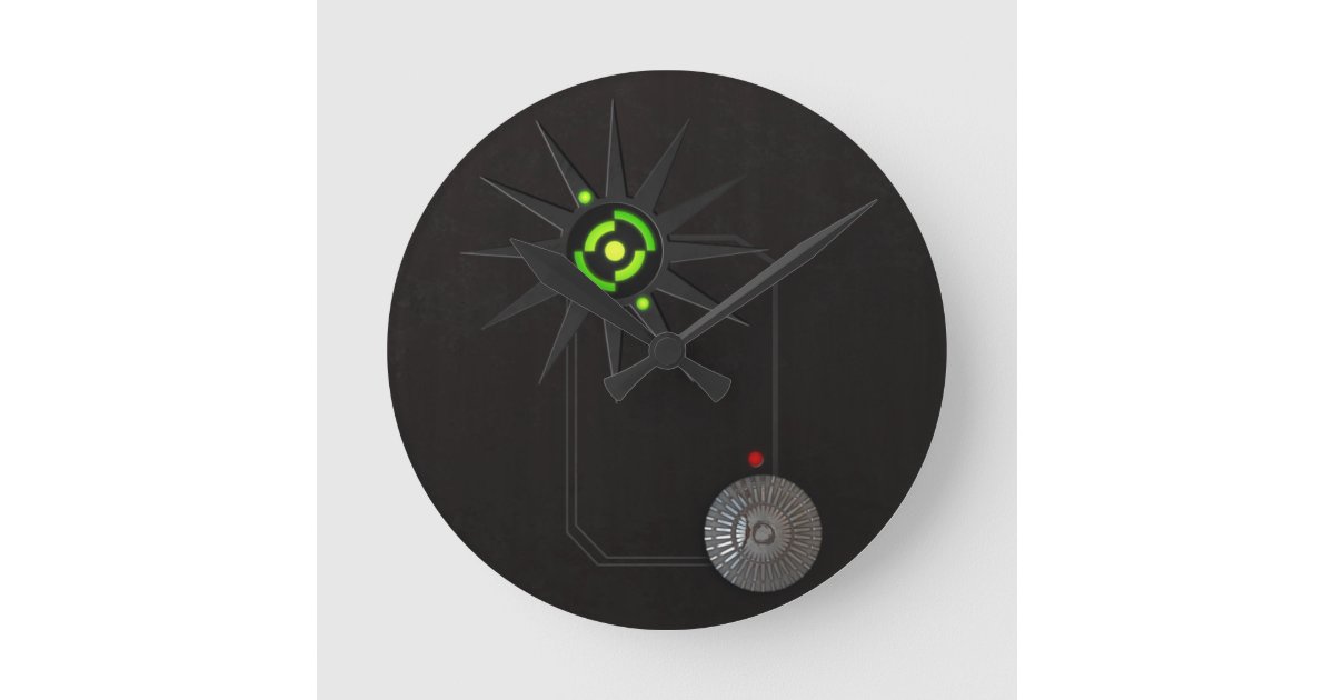 Cyberpunk LED Wall Clock | Zazzle