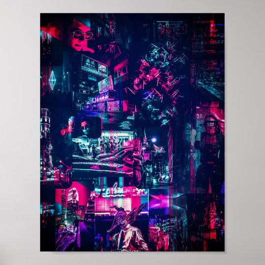 Cyberpunk poster | Zazzle.com
