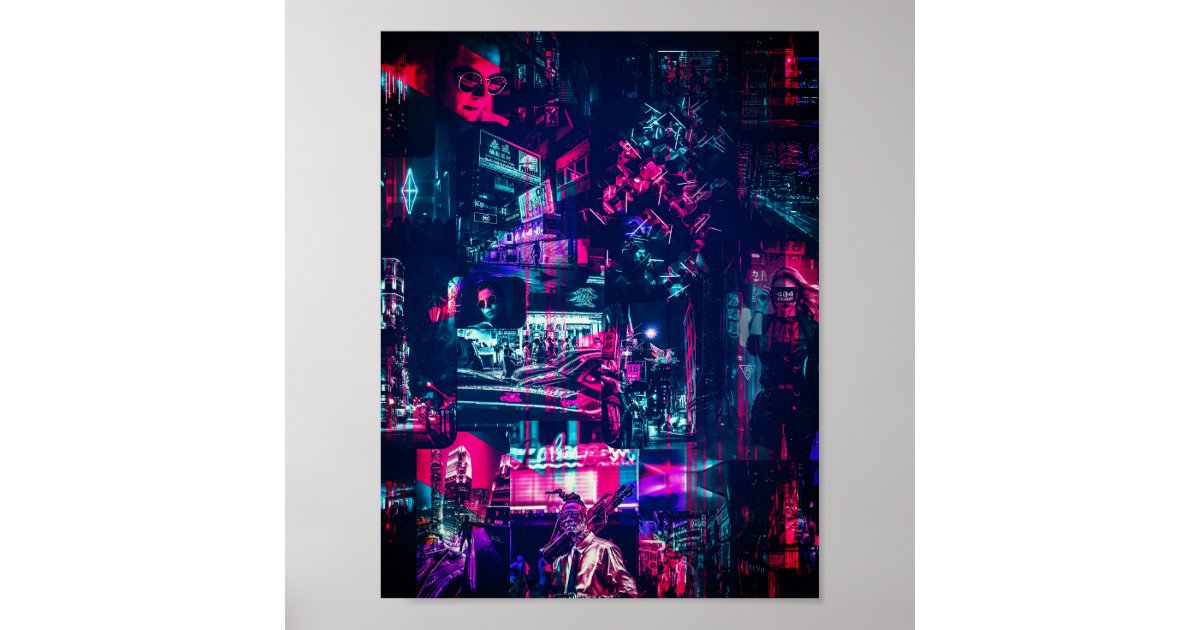 Cyberpunk poster | Zazzle