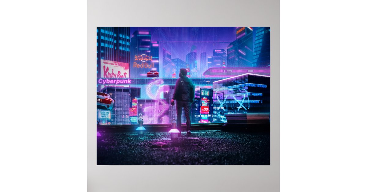 Cyberpunk poster art | Zazzle