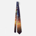 Cyberpunk Scifi Futuristic Night City Neck Tie | Zazzle