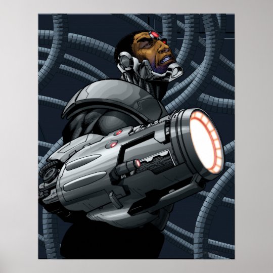 Cyborg & Weapon Bust Poster | Zazzle.com