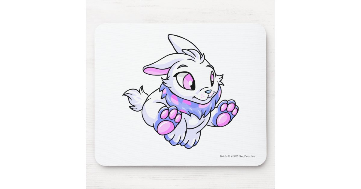 Cybunny Blue Mouse Pad | Zazzle