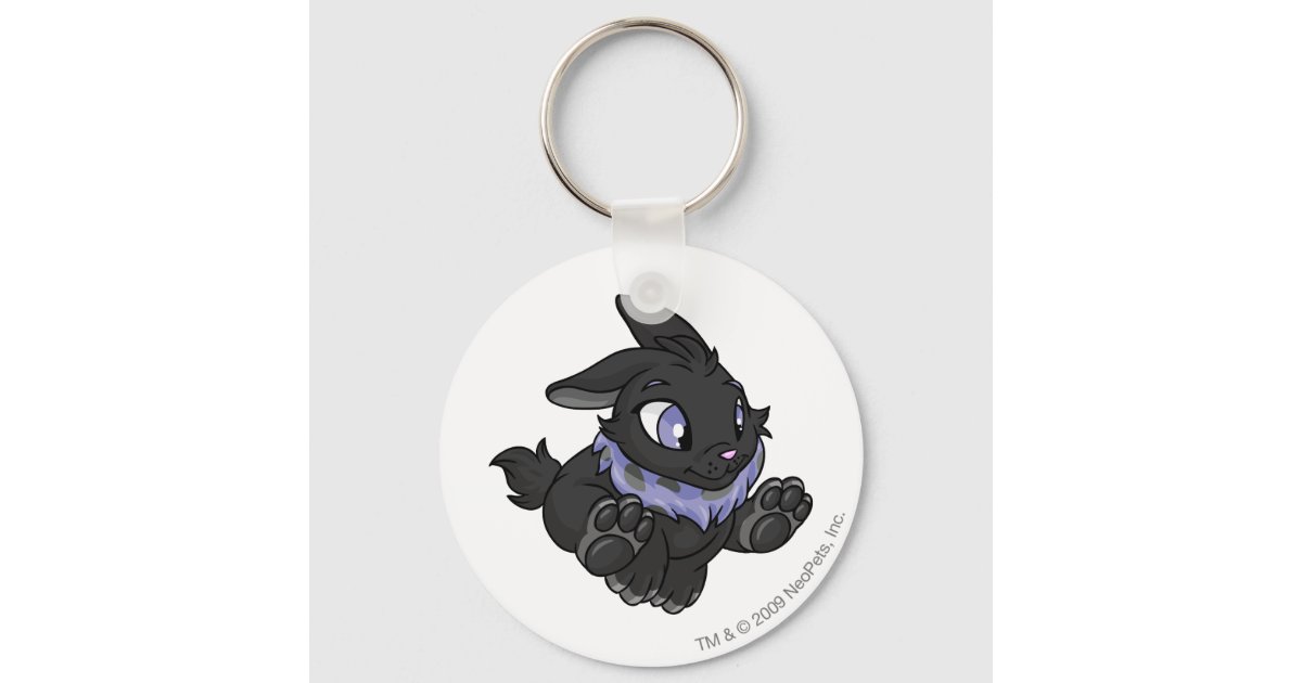 Cybunny Shadow Keychain | Zazzle
