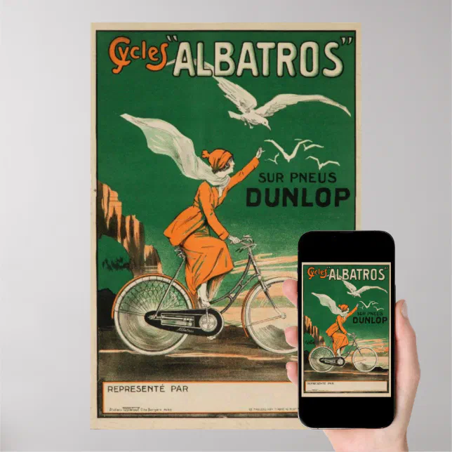Cycles Albatros Vintage Poster | Zazzle