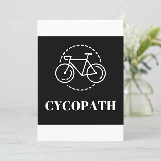 Cycling Cycopath Invitation | Zazzle