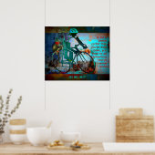 Cycling for Winning and Success Poster | Zazzle