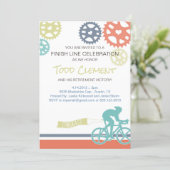 Cyclist Road Bike Invitation | Zazzle
