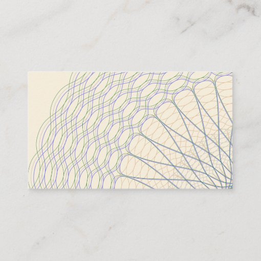 Cyclograph Guilloche Scalloped Rosette Business Card | Zazzle