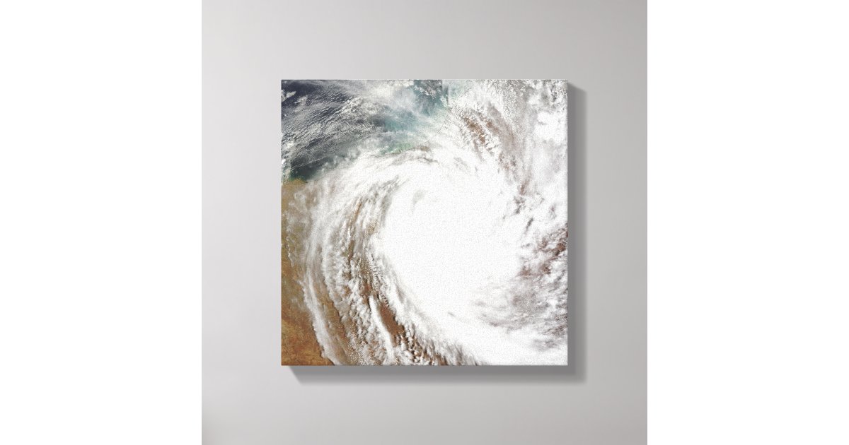 Cyclone Laurence moves far inland Canvas Print | Zazzle
