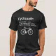 Cyclopath Funny Cycling for Cyclists and Bikers T-Shirt | Zazzle