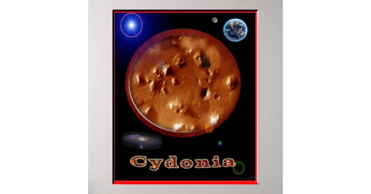 Cydonia Mars poster | Zazzle