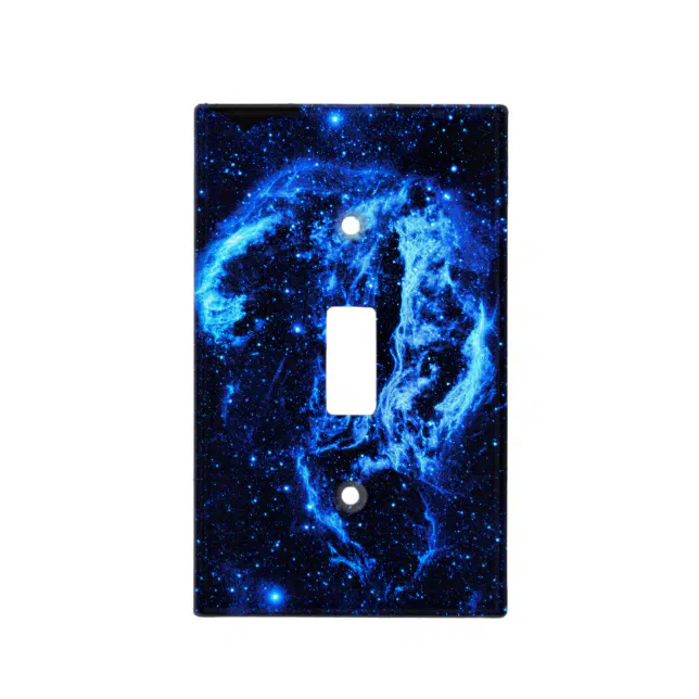 Cygnus Loop Nebula outer space picture Light Switch Cover | Zazzle