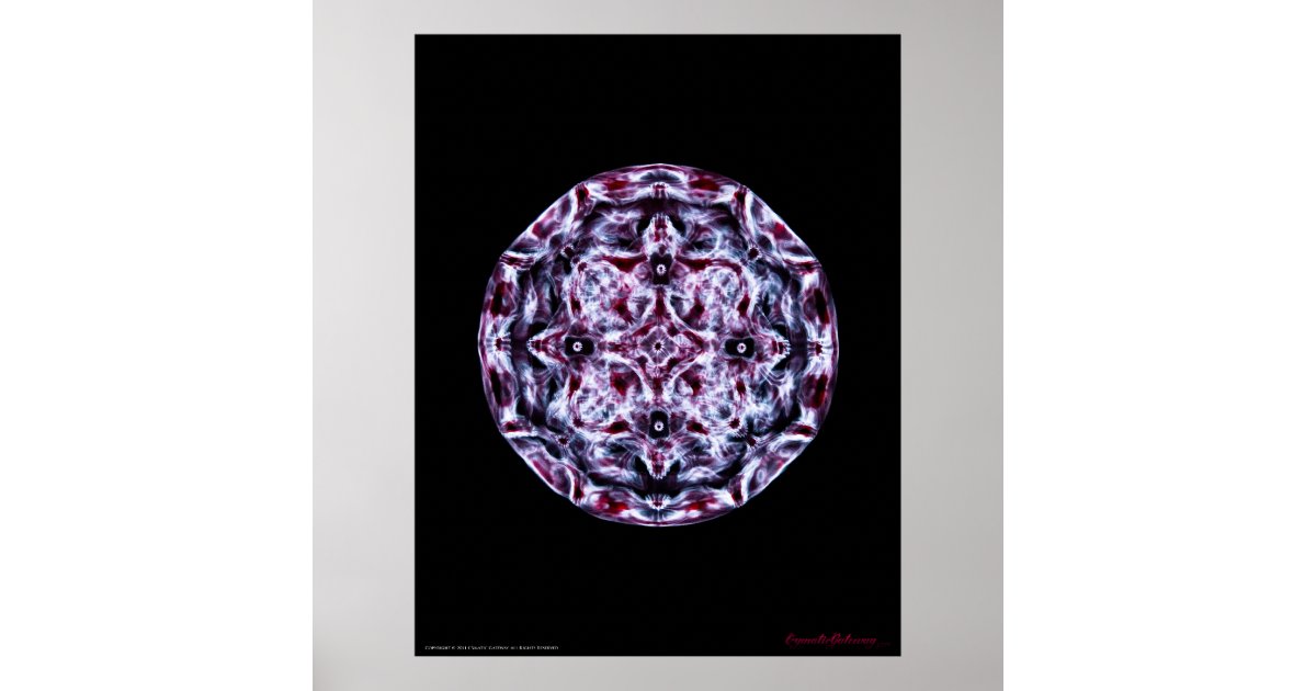 Cymatics: Music Note A Piano Poster | Zazzle