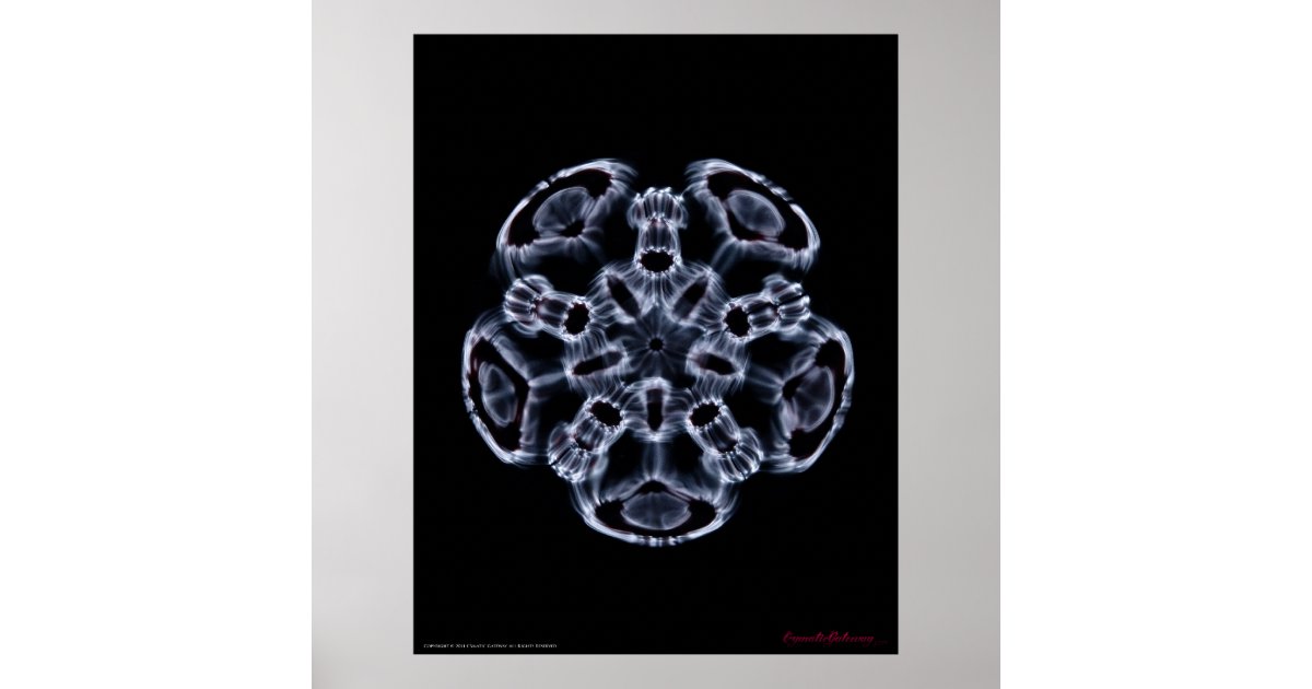 Cymatics: Music Note C Poster | Zazzle