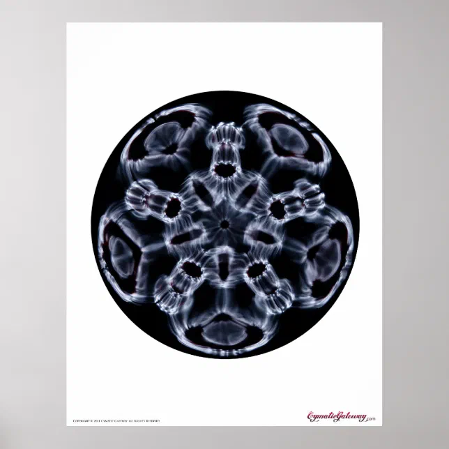 Cymatics: Music Note C Poster | Zazzle