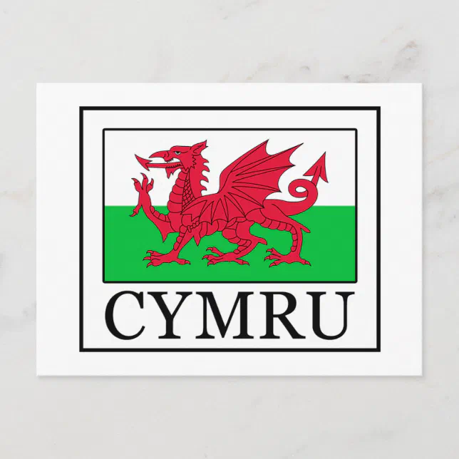 Cymru Postcard | Zazzle