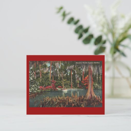 Cypress Gardens Vintage Postcard | Zazzle