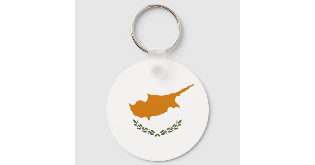 Cyprus Flag Keychain | Zazzle