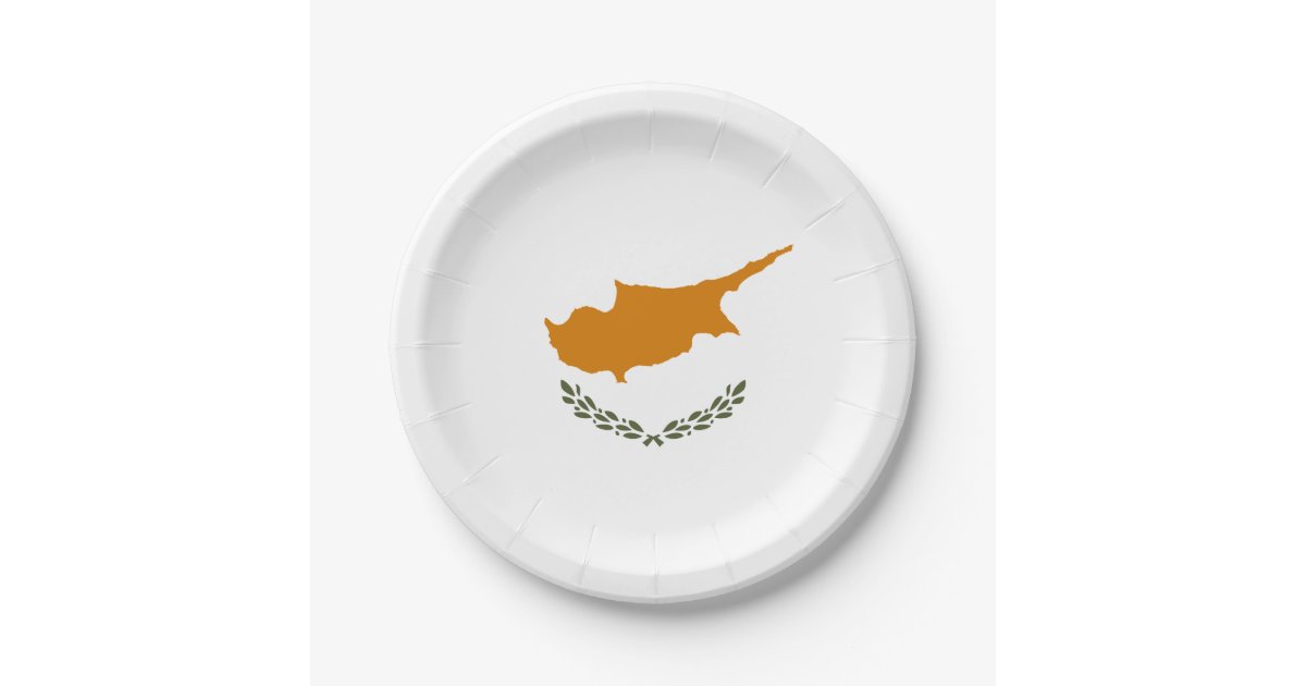 Cyprus Flag Paper Plates | Zazzle