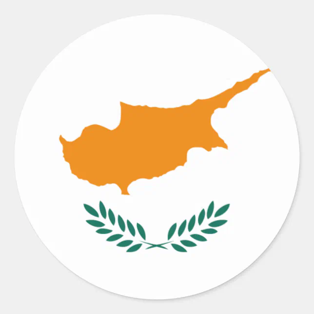 Cyprus Flag Sticker | Zazzle