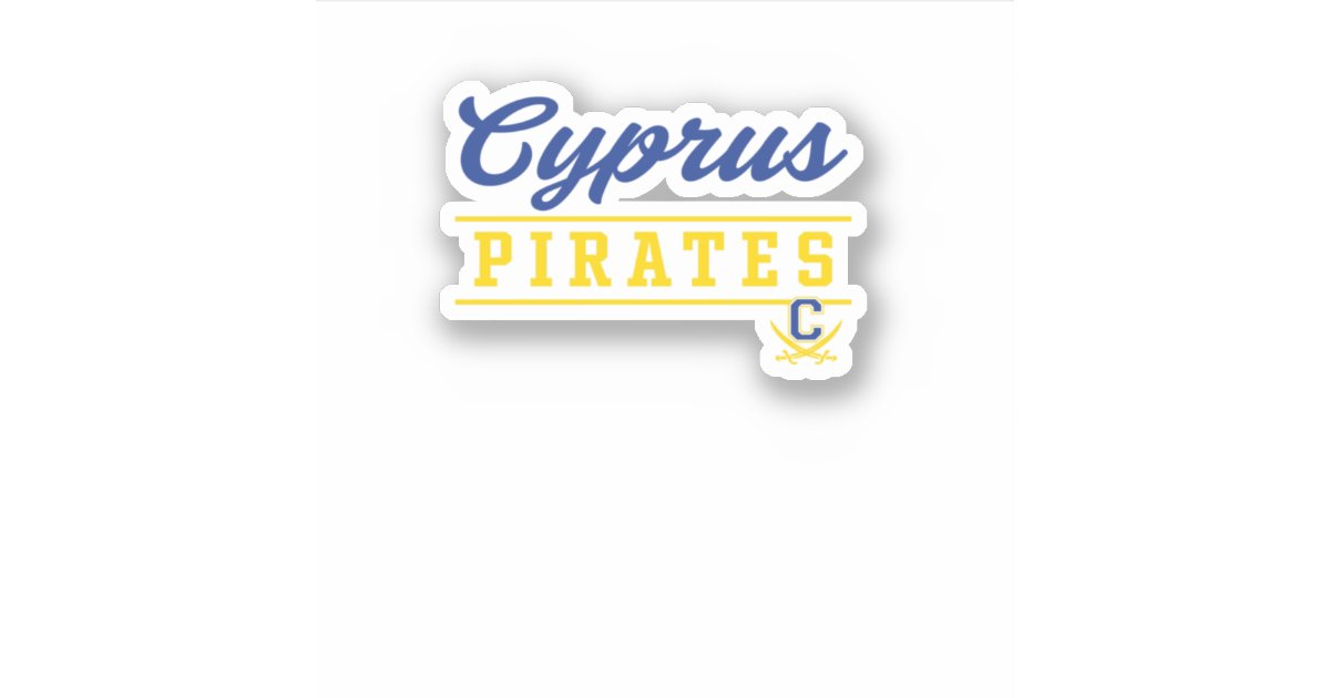 Cyprus High School Pirates Sticker | Zazzle