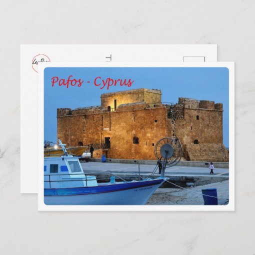 Cyprus - Paphos - Postcard | Zazzle