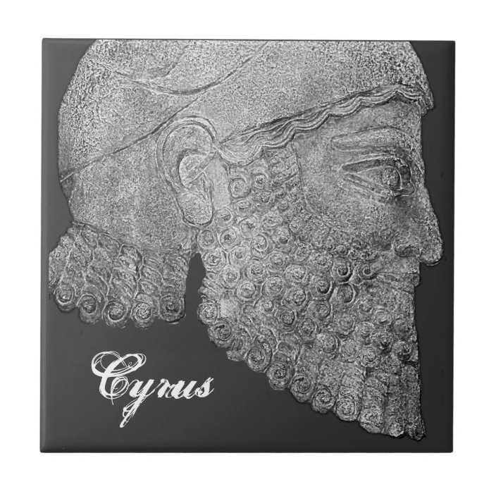 Cyrus The Great Ceramic Tile | Zazzle.com
