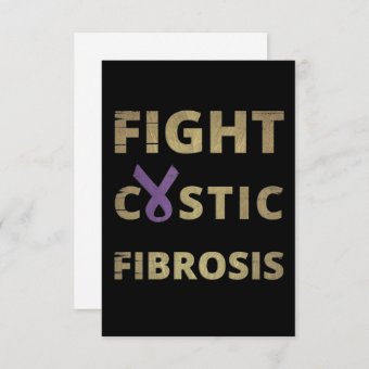 Cystic Fibrosis Awareness Card | Zazzle
