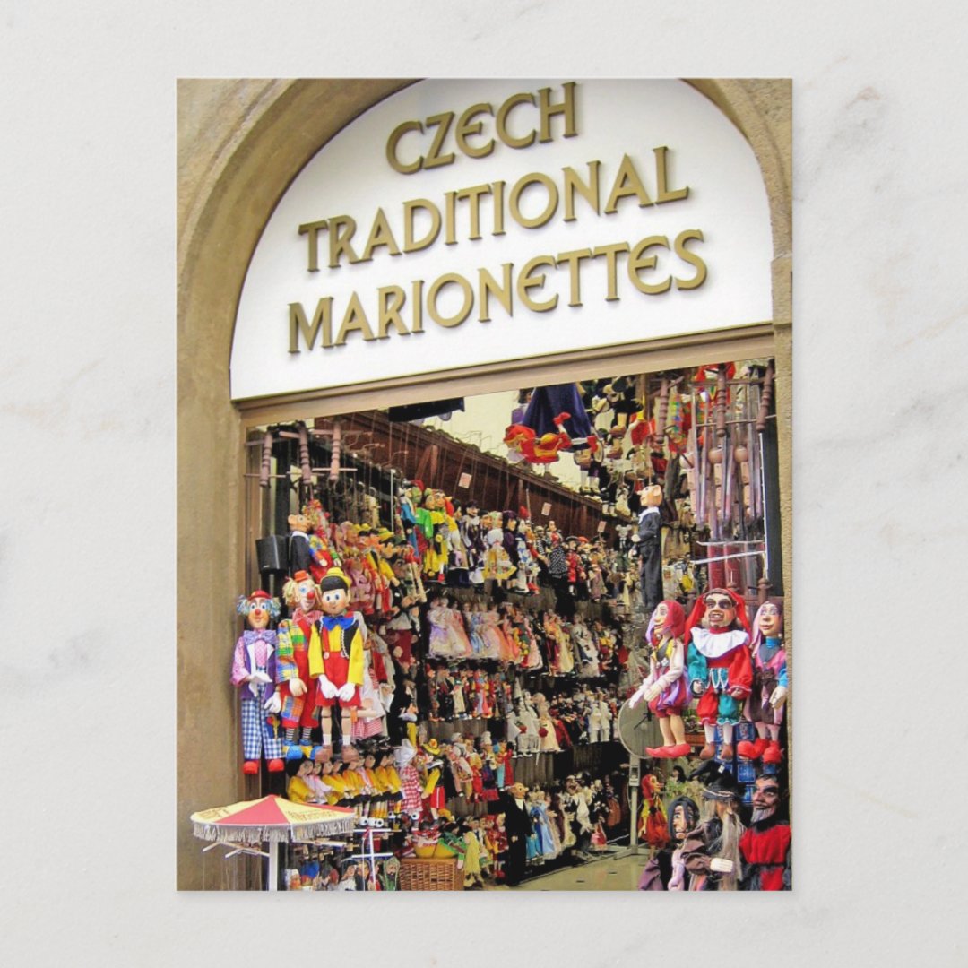 Czech Puppets Postcard | Zazzle