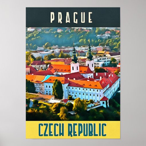 Czech Republic Tourism Poster | Zazzle